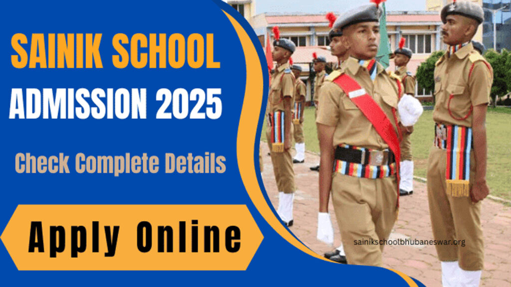 All India Sainik School Entrance Exam (AISSEE) 2025: Application ...