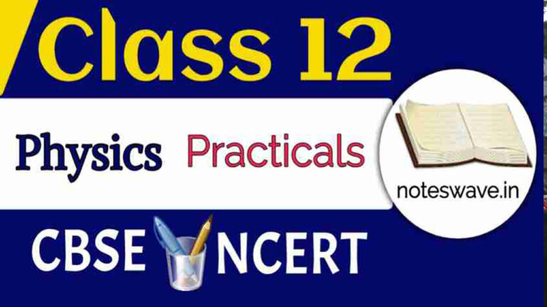 CBSE Class 12 Physics Practical Syllabus 2025: A Comprehensive Guide