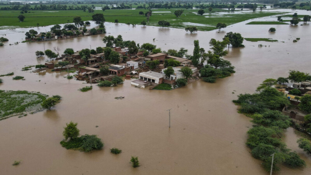 Flood Fury in Punjab: Ravi River Breaches Embankments, Inundates Border ...