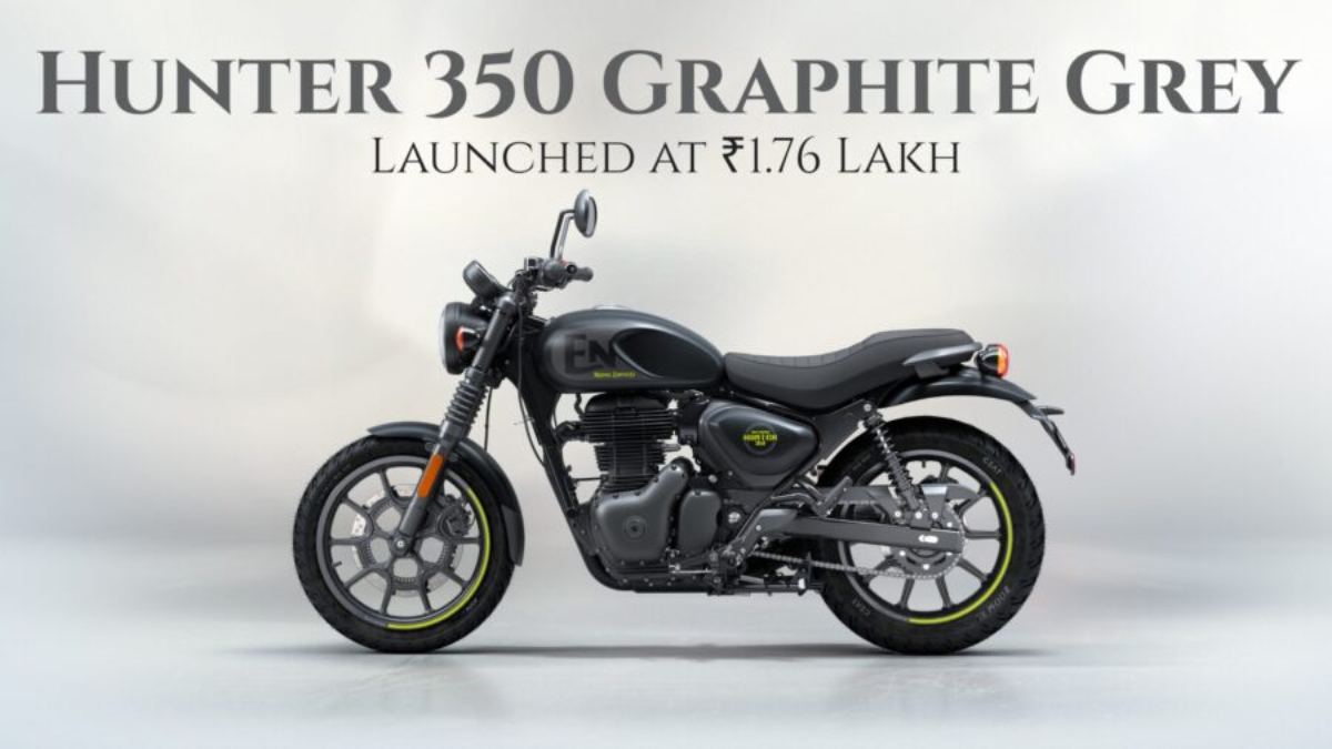 Royal Enfield Unveils New Graphite Grey Hunter 350 with a Modern Twist