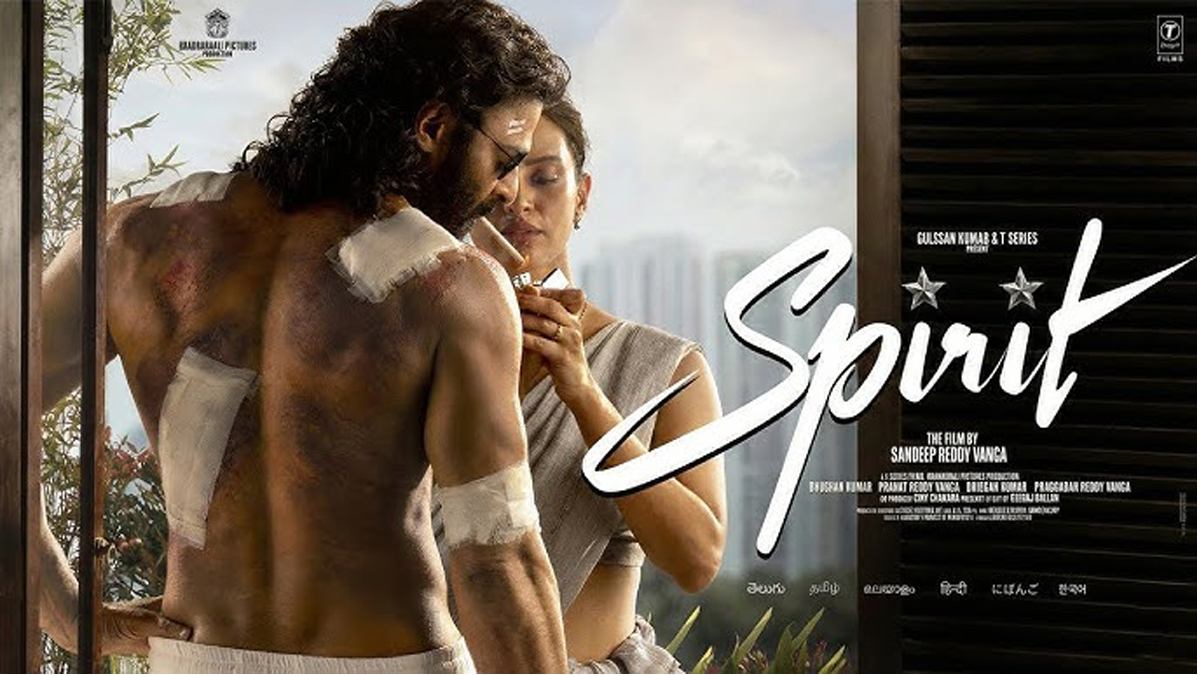 Spirit First Look: Gritty Prabhas and Triptii Dimri Ignite Vanga Dark ...