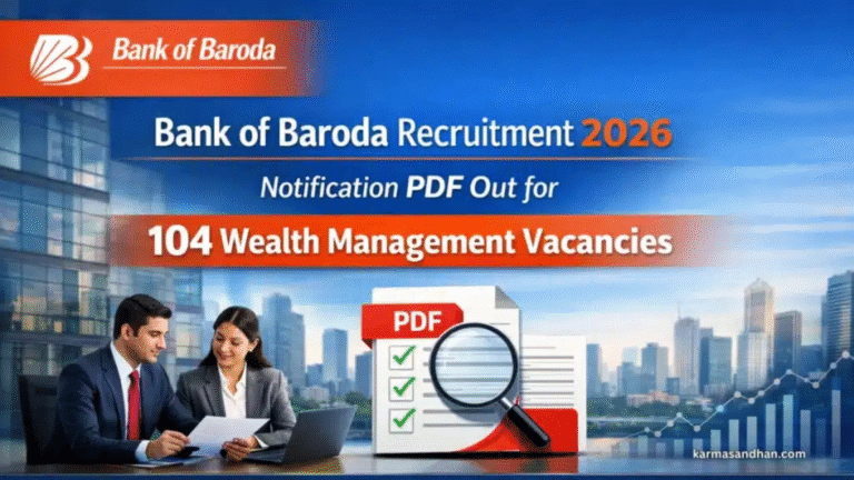 BOB Recruitment 2026: Bank of Baroda Announces 104 Vacancies