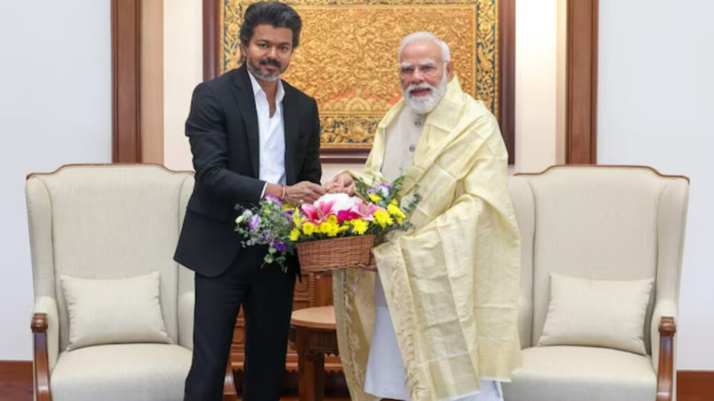 Vande Mataram Row: Vijay Meets Modi over Tamil Anthem Protocol